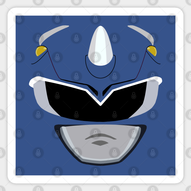 Blue Power Ranger - Mighty Morphin Power Ranger - Sticker | TeePublic