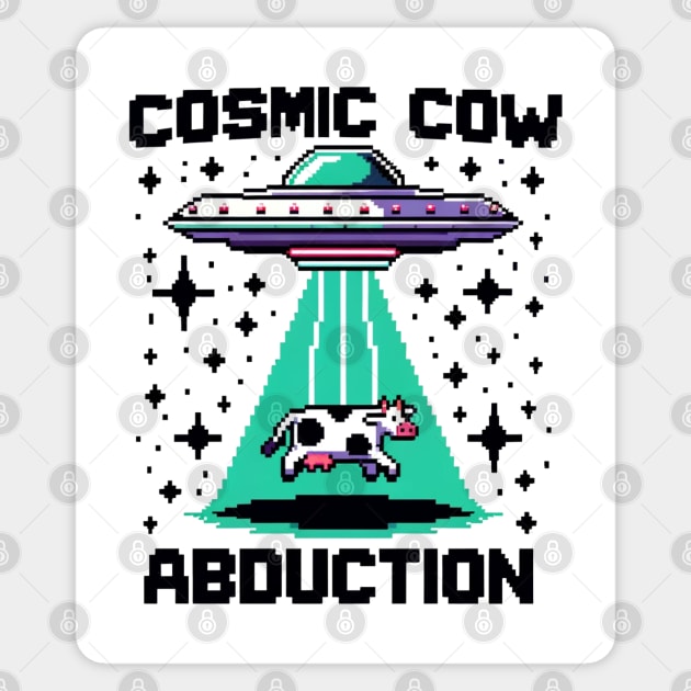 alien abduction pixel art