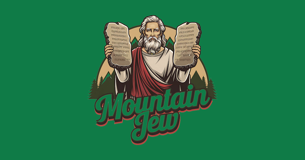 Mountain Jew Holy Art - Jew - T-Shirt | TeePublic