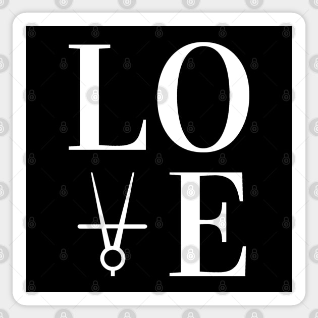 I love Architecture - Compass - Architecture - Sticker | TeePublic