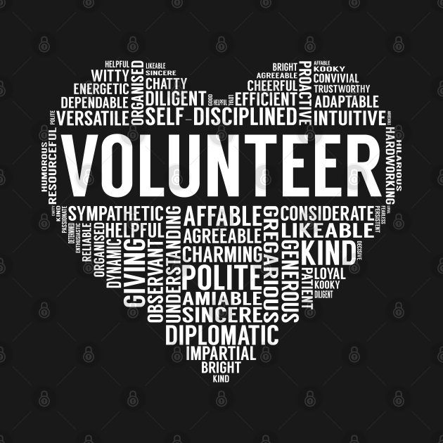 Volunteer Heart - Volunteer - T-Shirt | TeePublic
