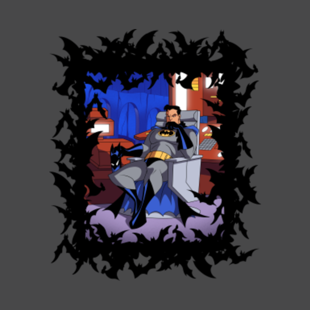 Batman Brooding - Batman - T-Shirt | TeePublic