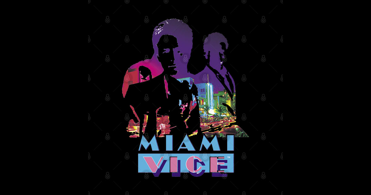 Miami Vice Crockett And Tubbs - Miami Vice Crockett And Tubbs - Sticker ...