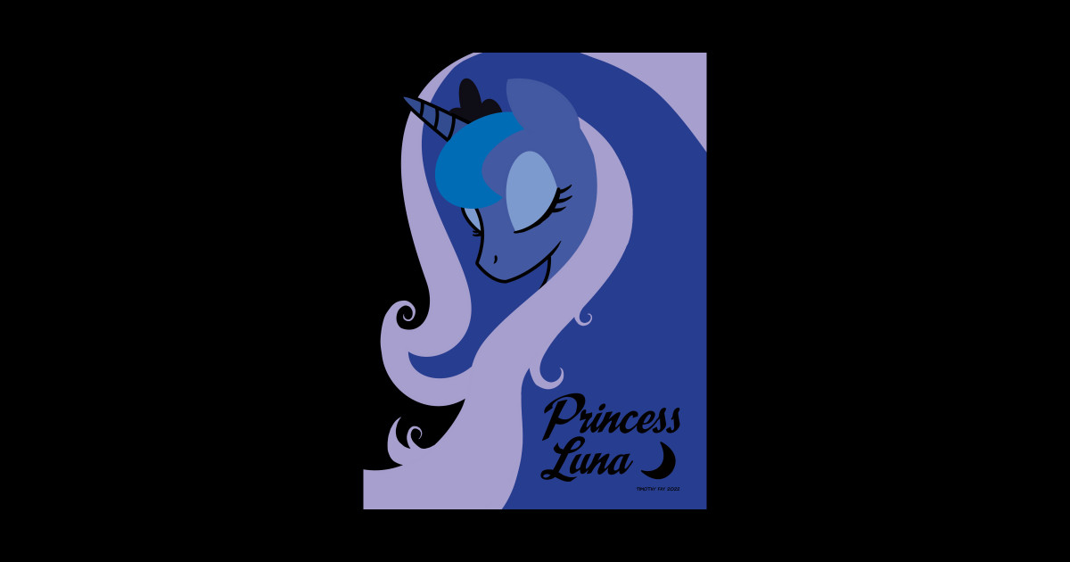 Princess Luna - My Little Pony - Sticker | TeePublic