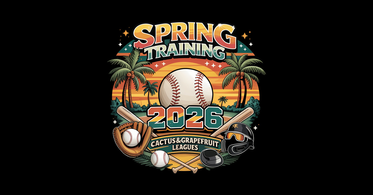 Spring Training 2026 Baseball Palm Cactus - Spring Training - Socks ...