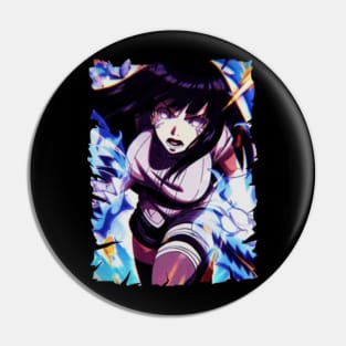 Hinata Hyuga Anime Design Pins and Buttons for Sale | TeePublic