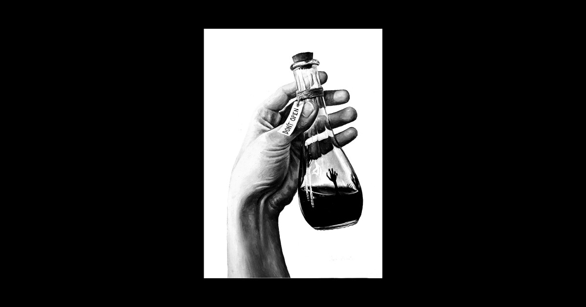 Alchemy necromancer zombie resurrection - Necromancer - Sticker | TeePublic