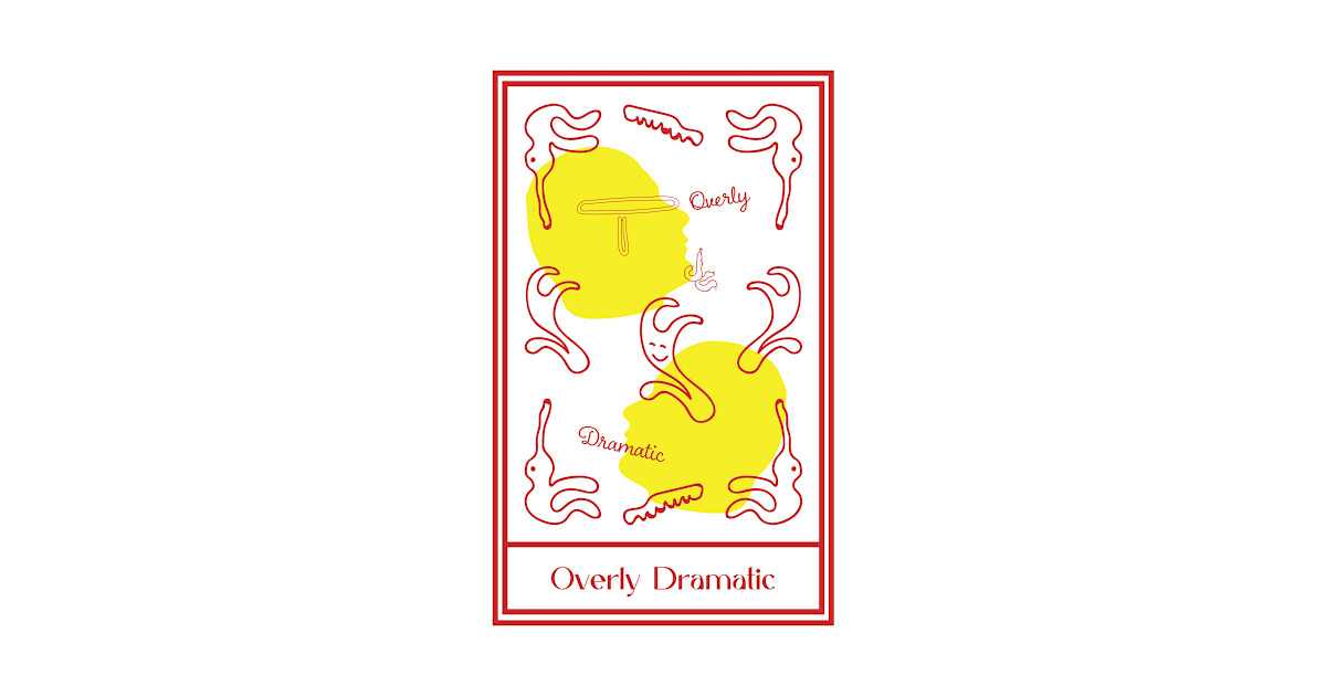 Overly Dramatic Red - Music Lover - T-Shirt | TeePublic