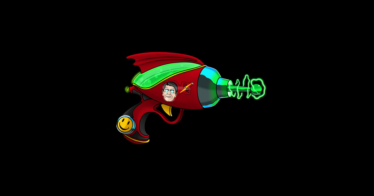 Ronald Raygun - Funny - Sticker | TeePublic