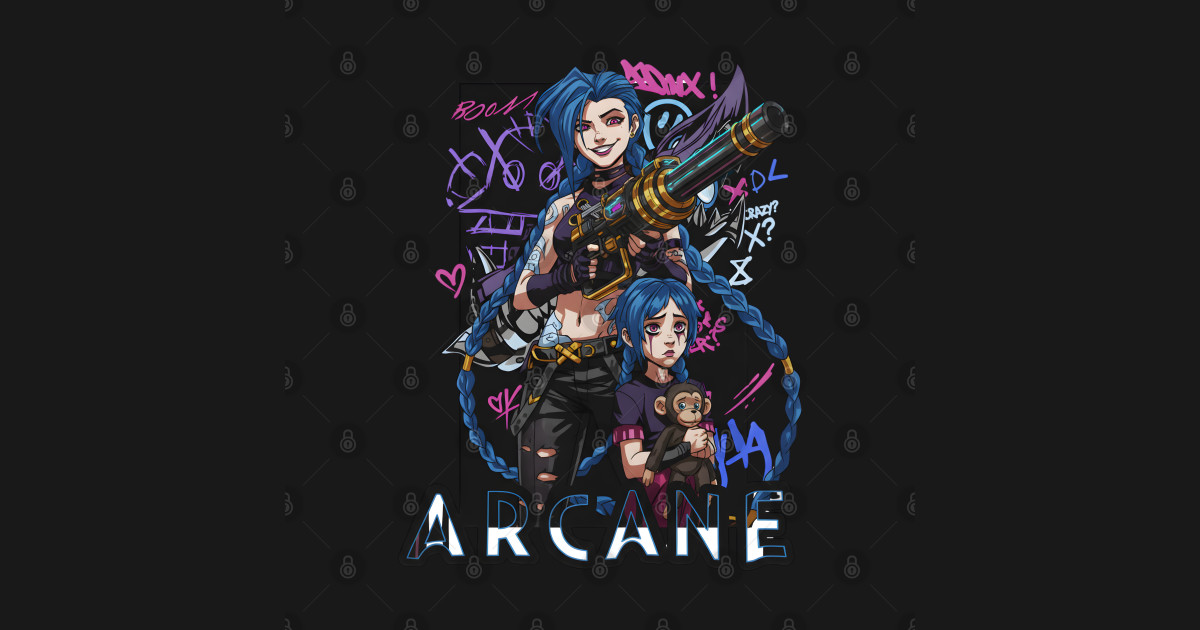 Title Jinx & Powder: Arcane Duality - Street Art Graffiti Edition ...