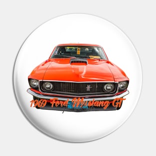 1969 Ford Mustang Gt Fastback Pins and Buttons for Sale | TeePublic