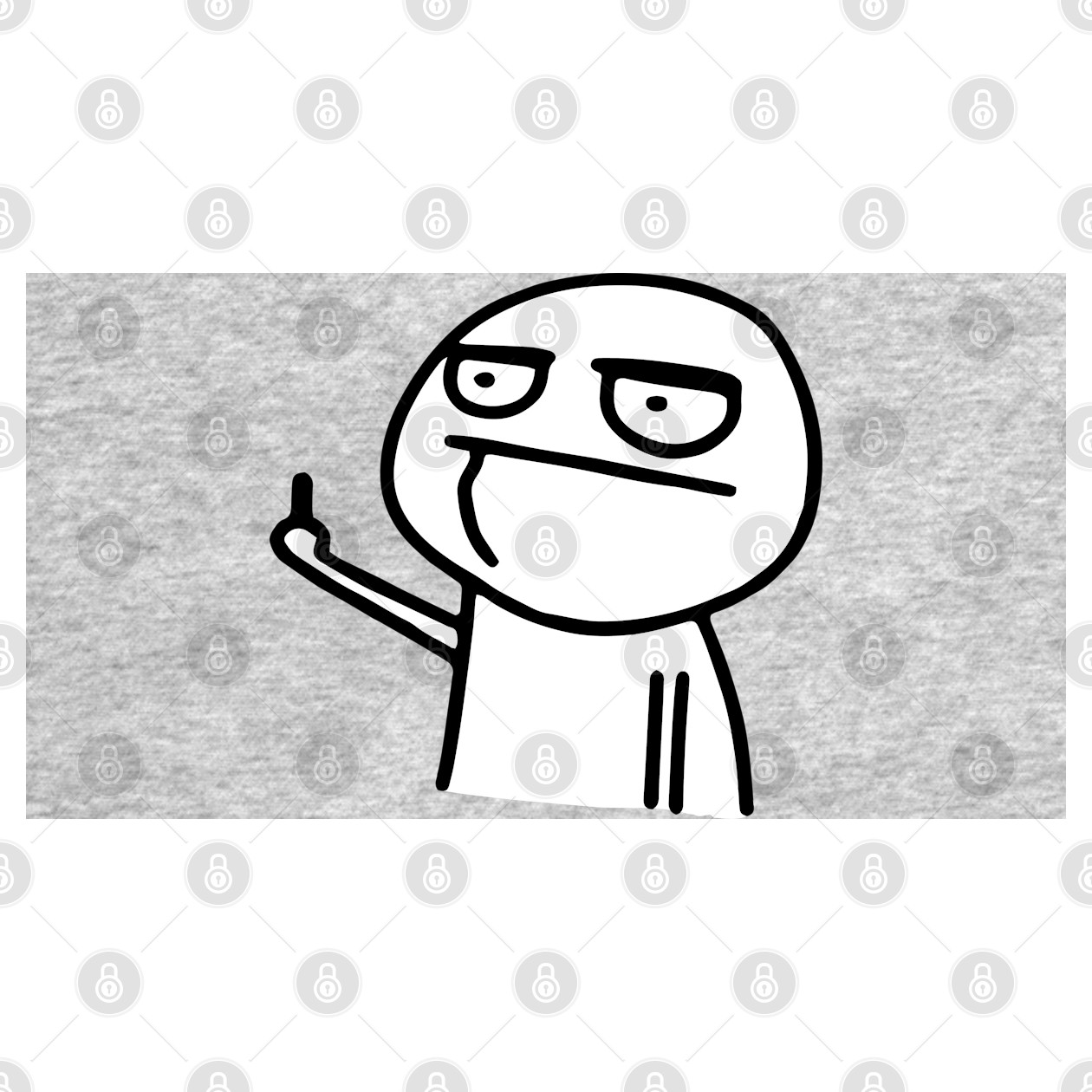 MEME MIDDLE FINGER - Memes - T-Shirt | TeePublic