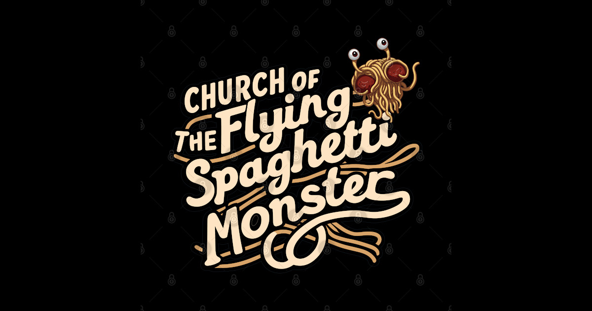 Church of the Flying Spaghetti Monster - Fsm - Sticker | TeePublic