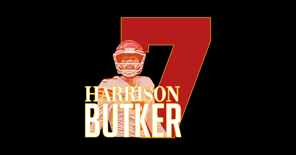 harrison butker - Harrison Butker - Sticker | TeePublic