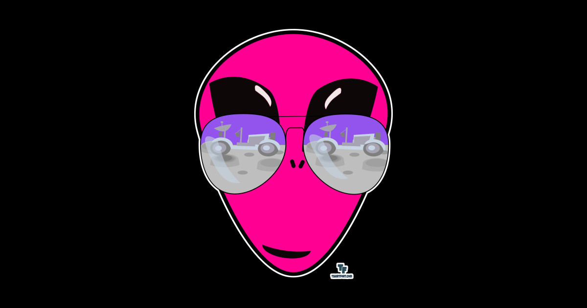 Epic Shades Alien Head Design - Funny Alien - Posters and Art Prints ...