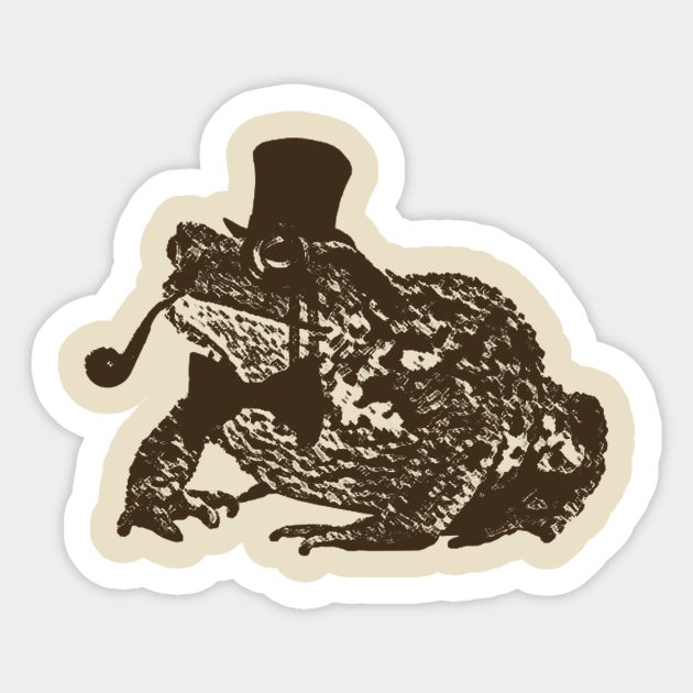 Dapper Toad Enterprise (Classic / No Text) - Logo - Sticker | TeePublic