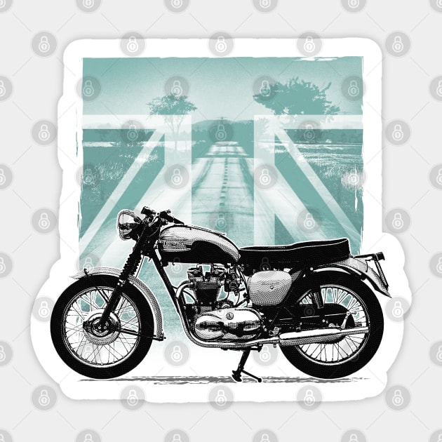 Classic Triumph Bonneville - Triumph Bonneville - Sticker | TeePublic