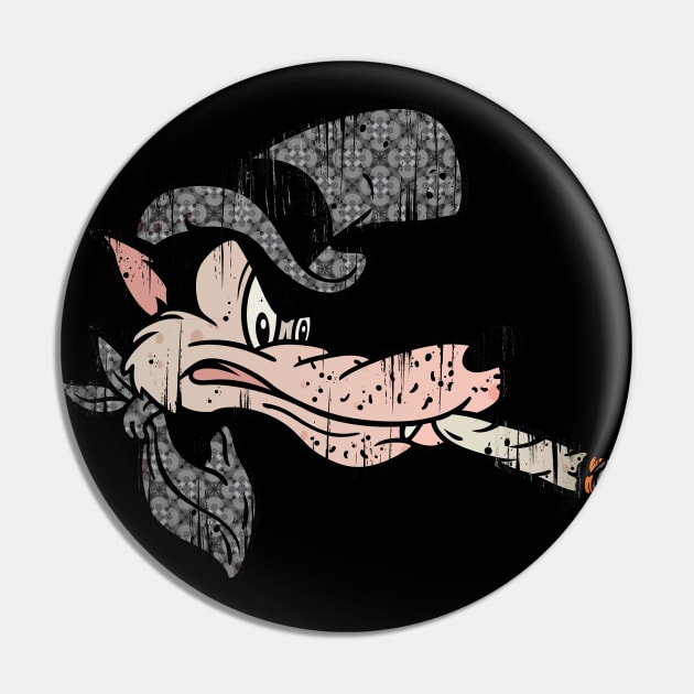 Smokin Wolf - Wolf Smokes - Pin | TeePublic