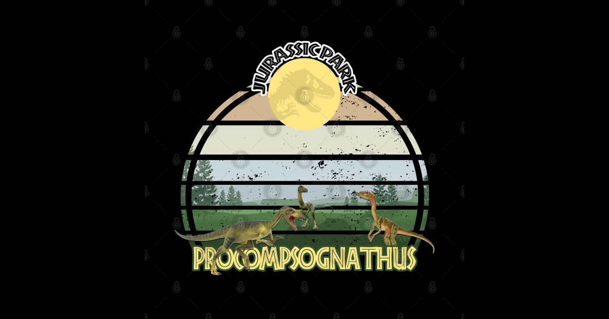 Procompsognathus Jurassic Compy - compies - Jurassic Park - Sticker ...