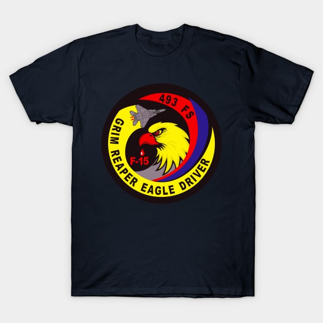 493 Fighter Squadron - 493 Fighter Squadron - T-Shirt | TeePublic