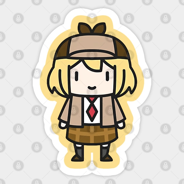 Smol Ame Hololive - Amelia Watson - Sticker | TeePublic