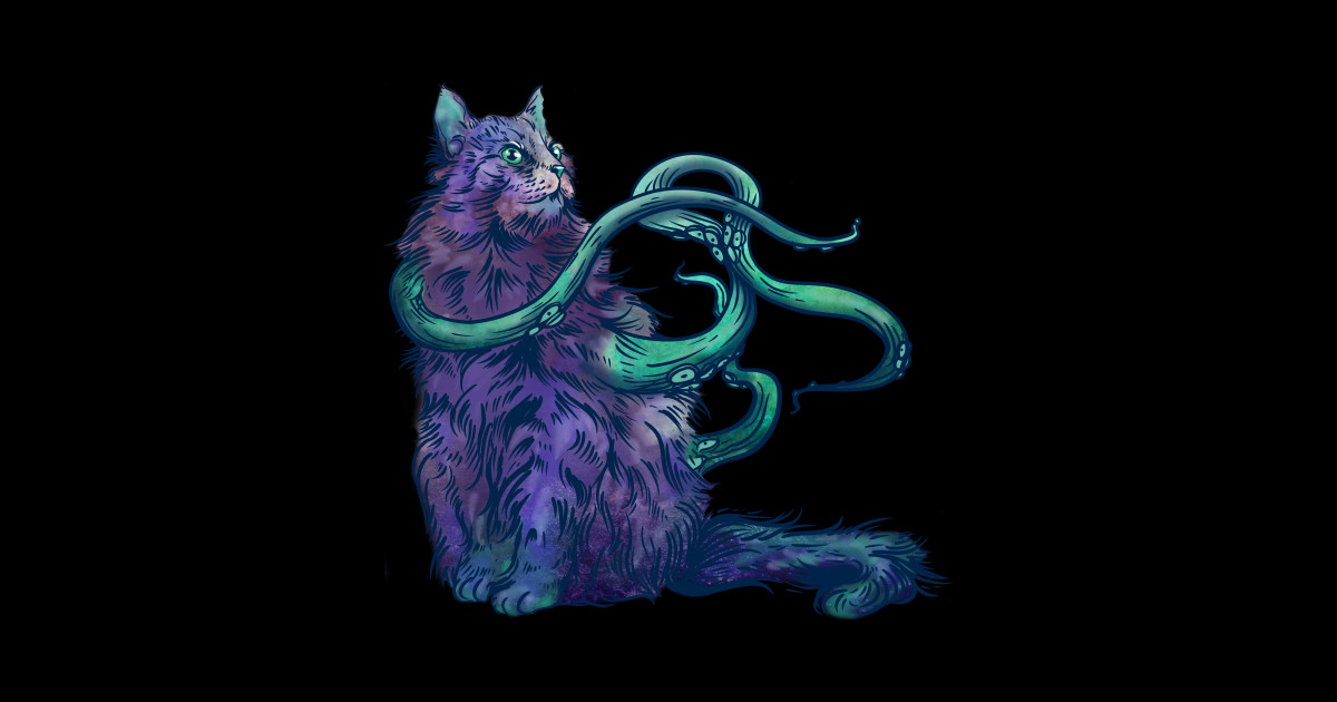 Call of Cathulhu - Kraken Cat - Cathulhu - Magnet | TeePublic