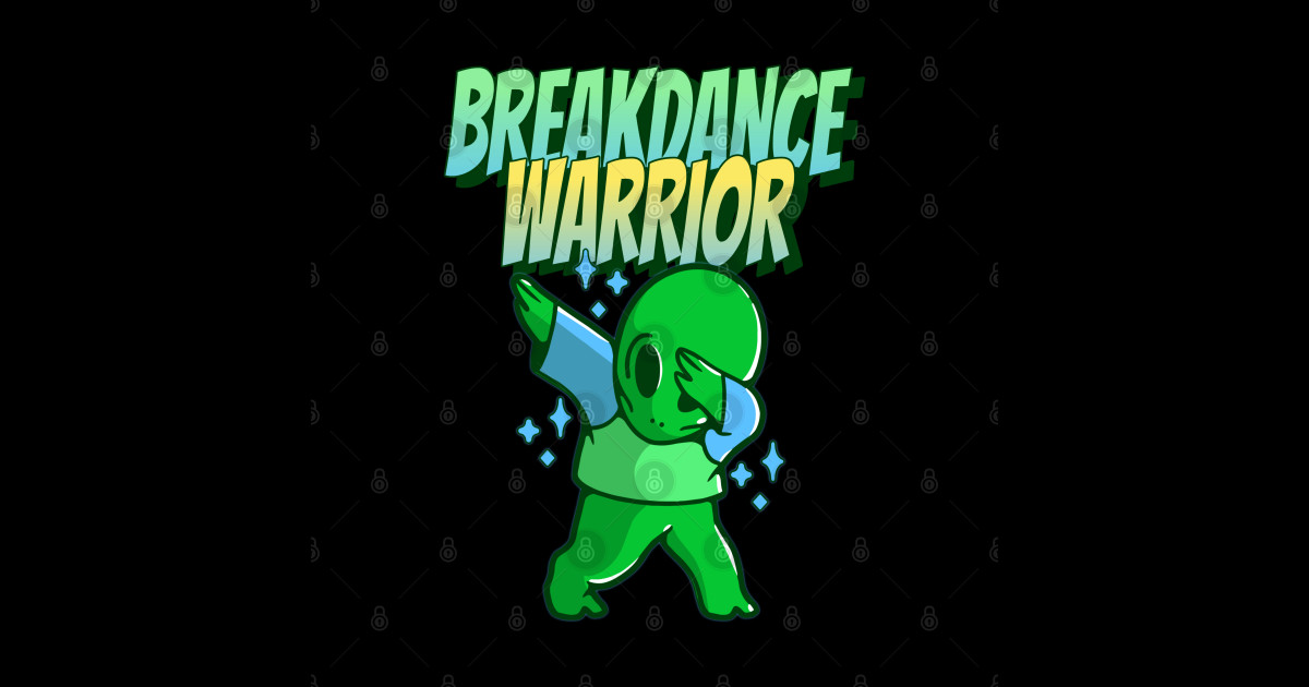 Alien Dab Attack: Breakdance Warrior - Dancing Lover Gift - Sticker ...