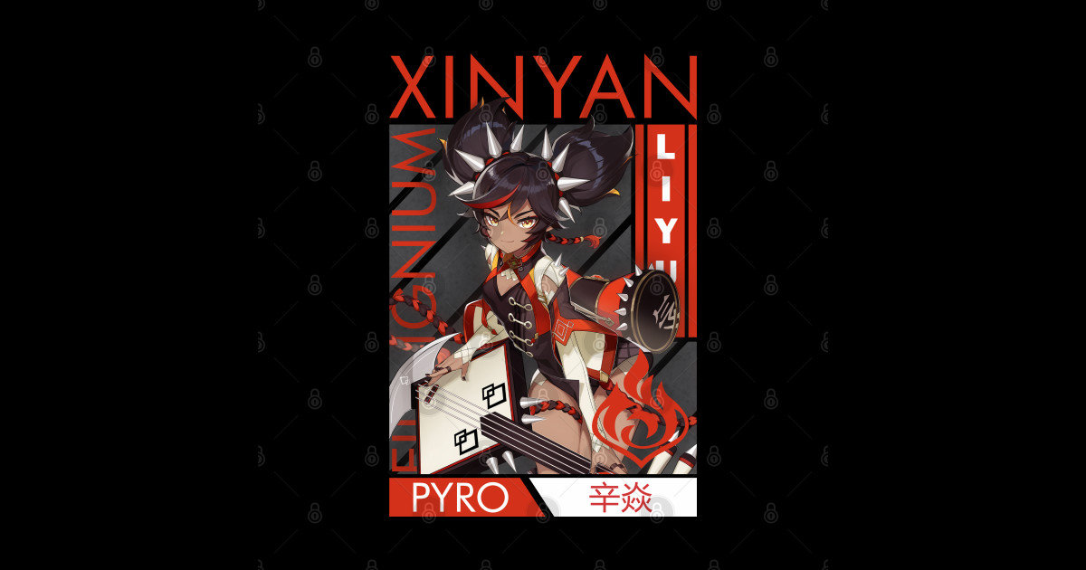 Xinyan - Genshin Impact - Genshin Impact - Sticker | TeePublic