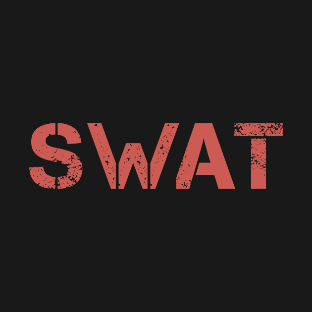 Vintage SWAT Text - Swat - T-Shirt | TeePublic