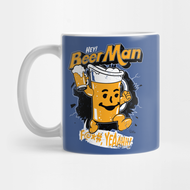 Hey, Beer Man! - Beer - Mug | TeePublic