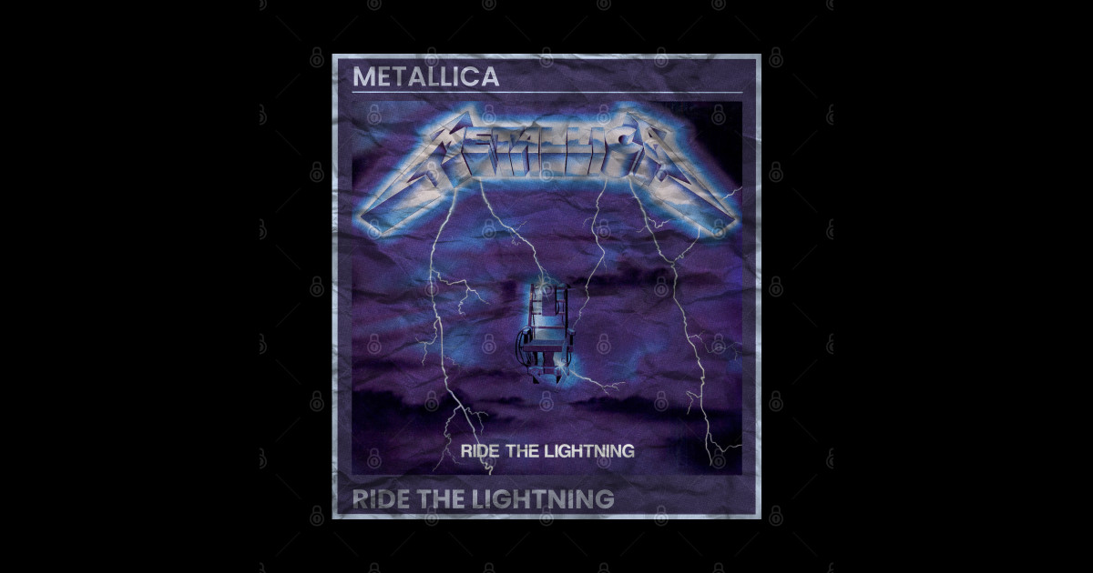 Album Cover Heavy Metal - Ride The Lightning - Heavy Metal - Posters ...