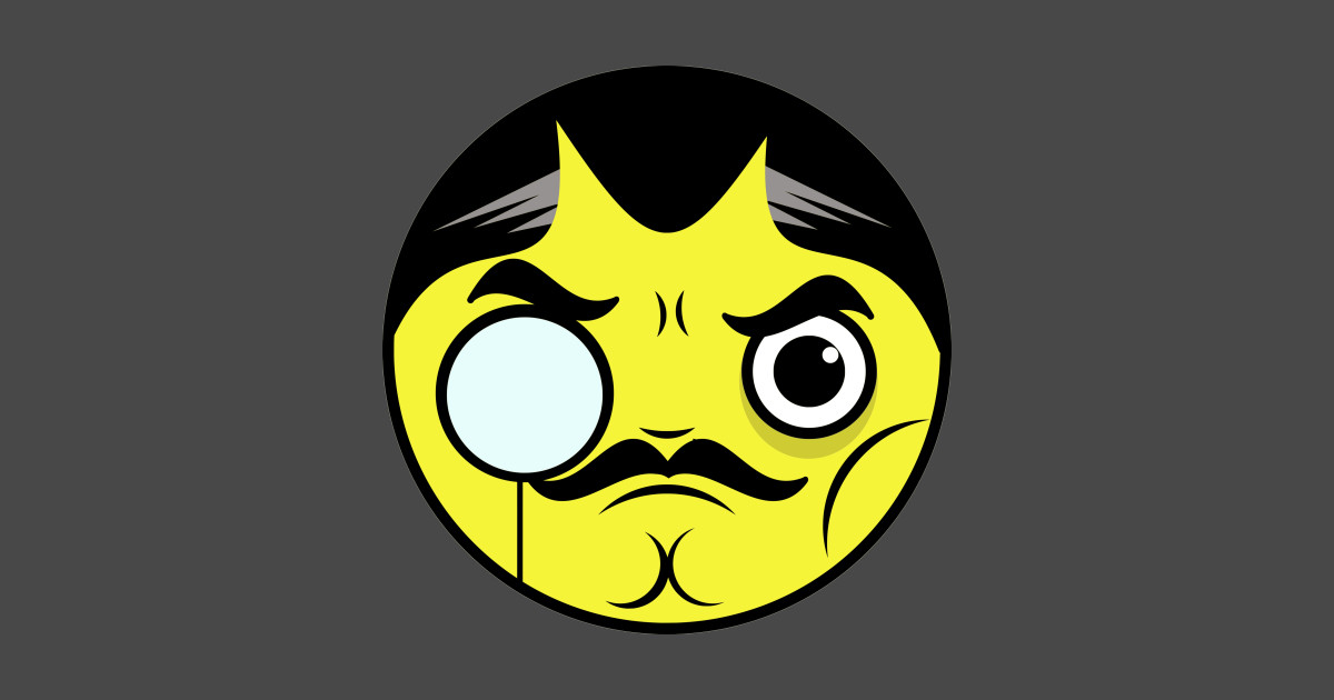 Snob Face - Emoji - Sticker | TeePublic