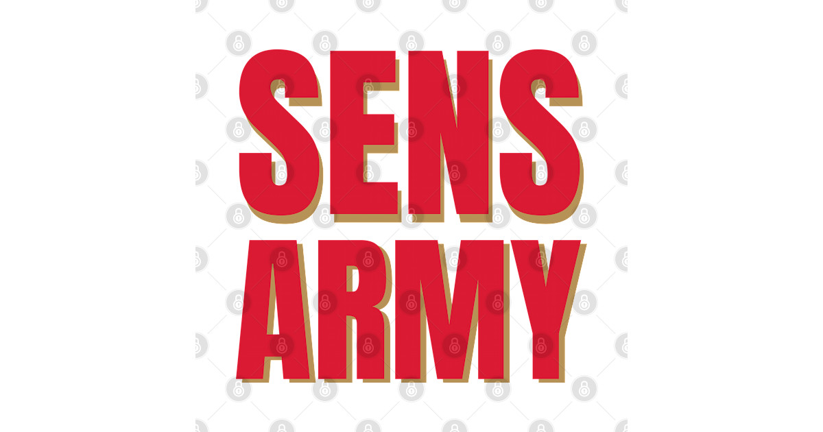 sens army - Senators - T-Shirt | TeePublic
