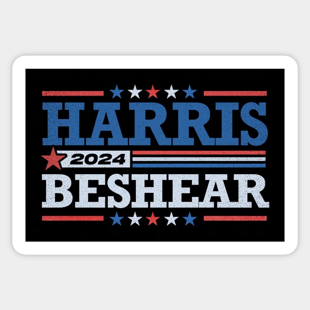 HARRIS BESHEAR 2024 - Harris Beshear - Sticker | TeePublic