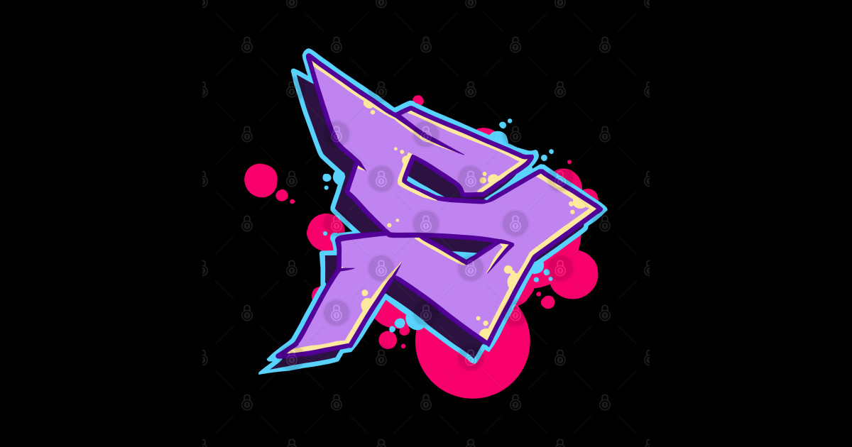 Letter S - Graffiti Street Art Style - Graffiti Letter - Sticker ...