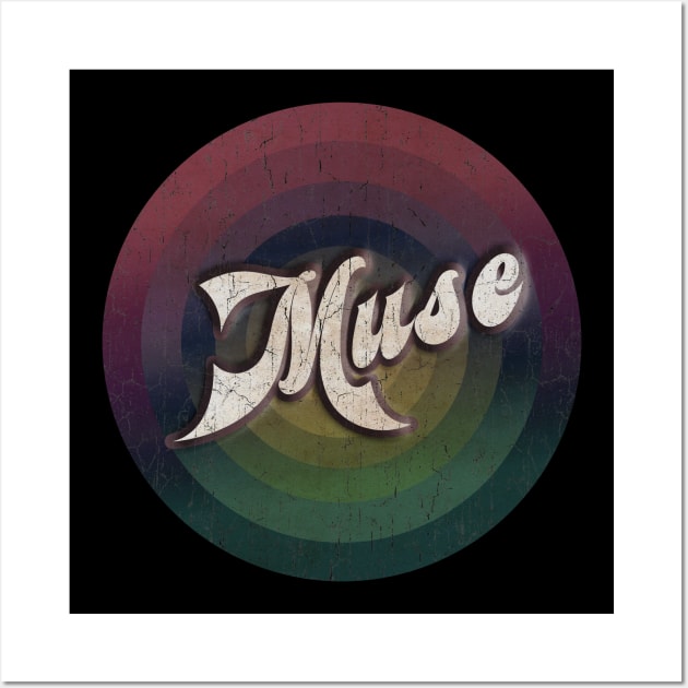 retro vintage circle Muse - Muse - Posters and Art Prints | TeePublic