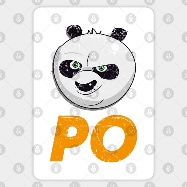 Po - Kung Fu Panda - Kung Fu Panda Po - Sticker | TeePublic