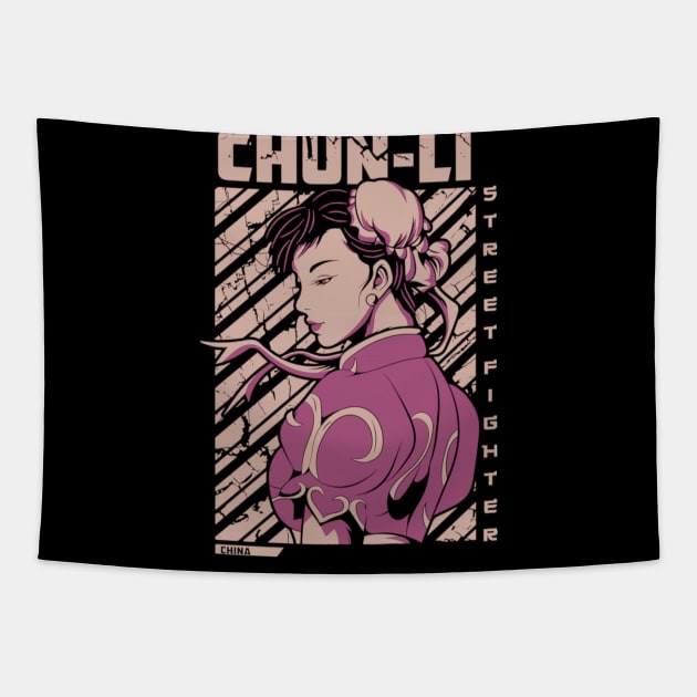 Chun Li CHINA Street Fighter fan art - Street Fighter - Tapestry ...