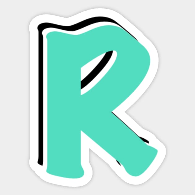 Letter R - Letter - Sticker | TeePublic