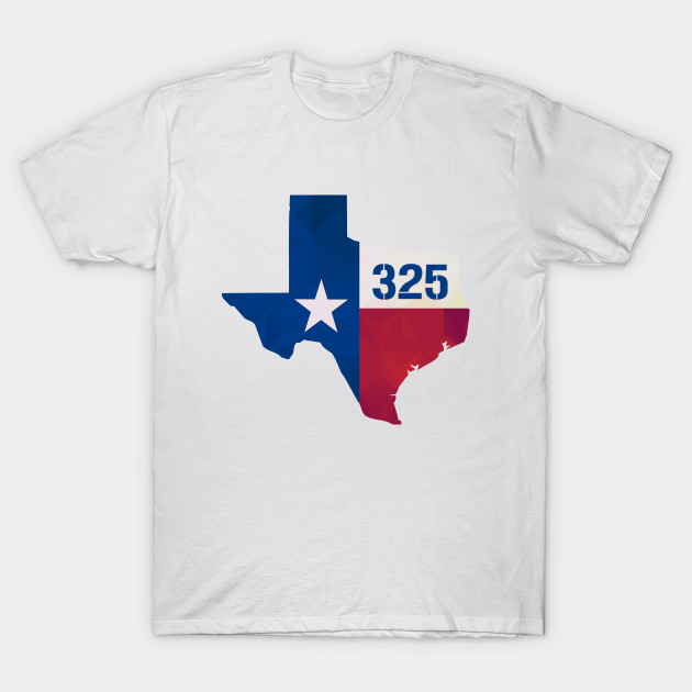 Texas USA 325 Area Code - Texas Usa 325 Area Code - T-Shirt | TeePublic