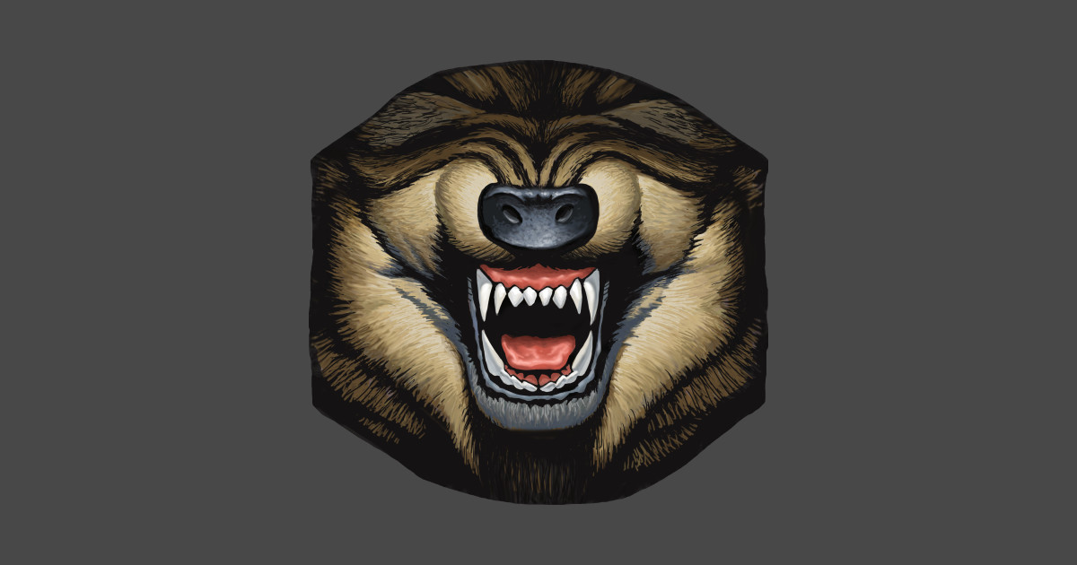 Wolf Snarl Mask & - Werewolf - T-Shirt | TeePublic