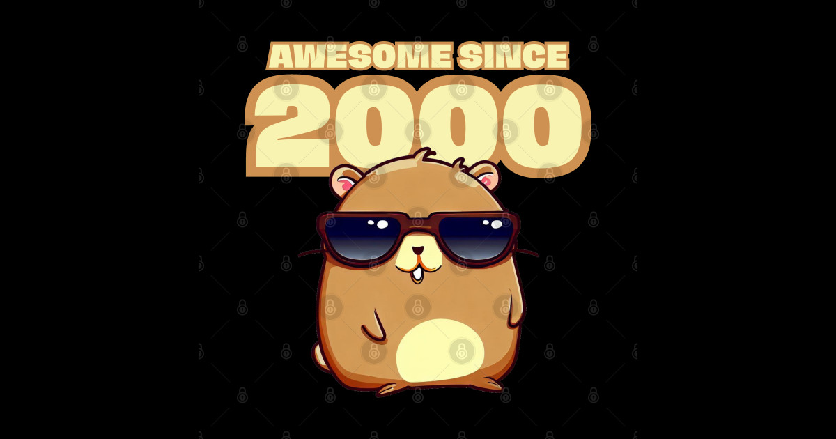 Awesome since 2000 - Birthday - Sticker | TeePublic