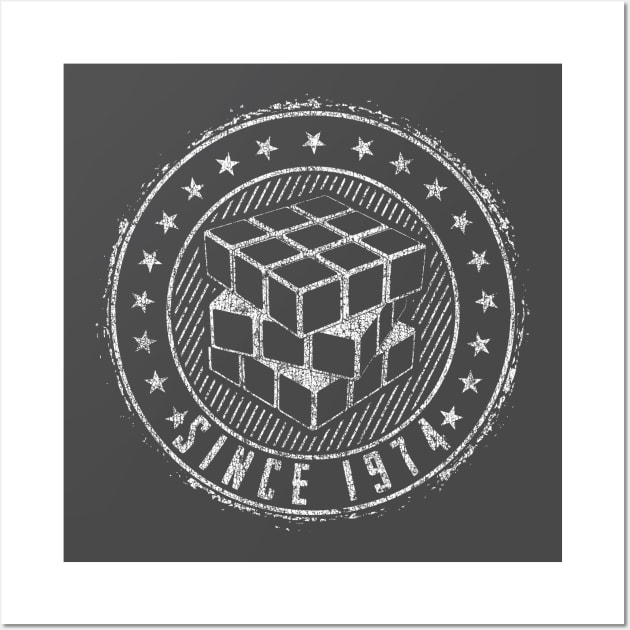 Since 1974 Vintage - Rubik's Cube Inspired Design for people who know ...