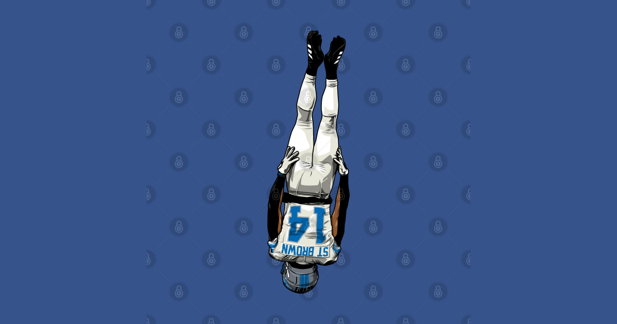 Headstand Celly - Amon Ra St Brown - T-Shirt | TeePublic