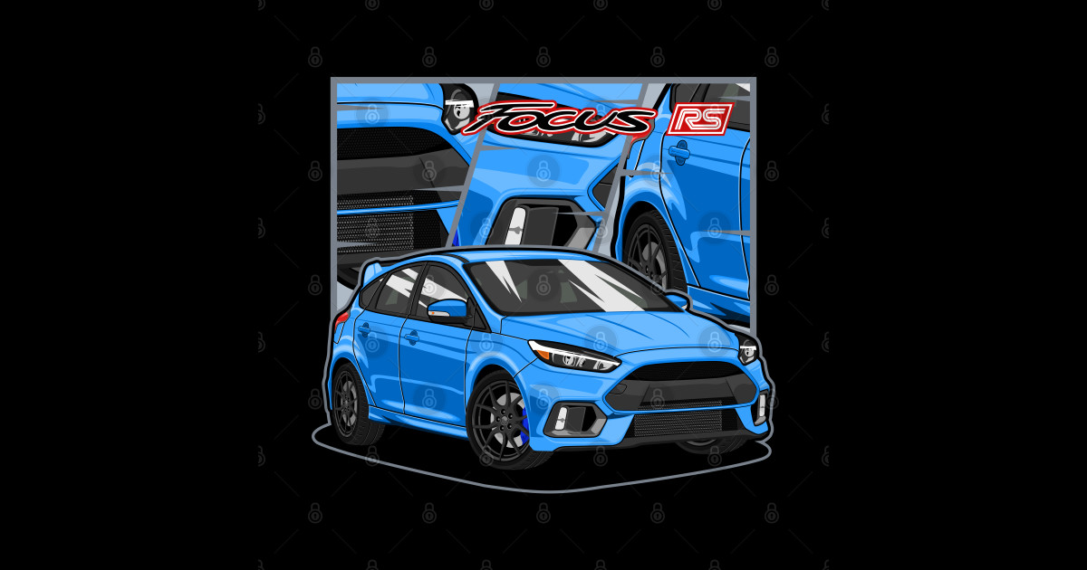 Focus RS - Ford Focus - Sticker | TeePublic
