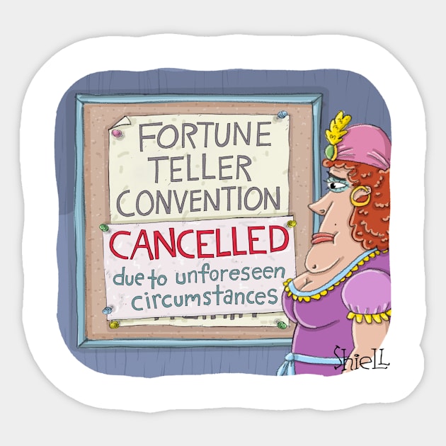 Fortune Teller Convention - Fortune Teller - Sticker | TeePublic