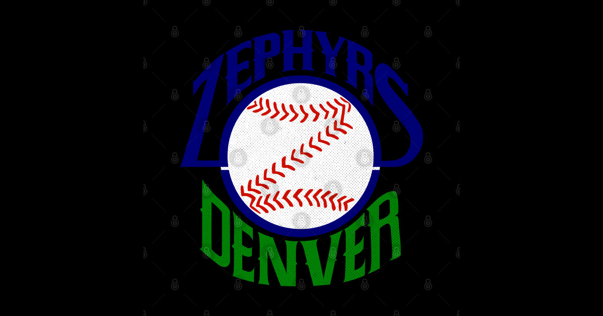 Vintage Denver Zephyrs Minor League Baseball - Denver - Sticker | TeePublic