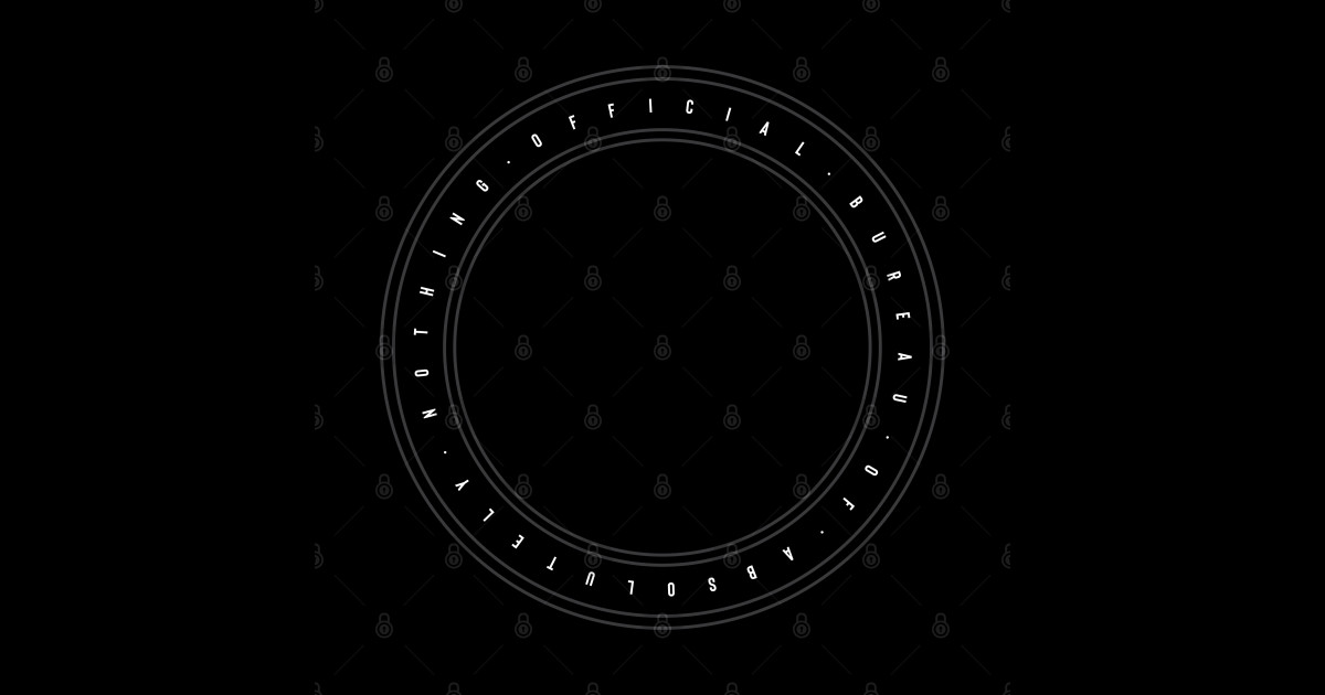 Official Bureau of Absolutely Nothing - Fbi - Pillow | TeePublic