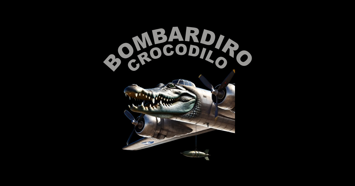Bombardiro - Bombardiro Crocodilo - Sticker | TeePublic