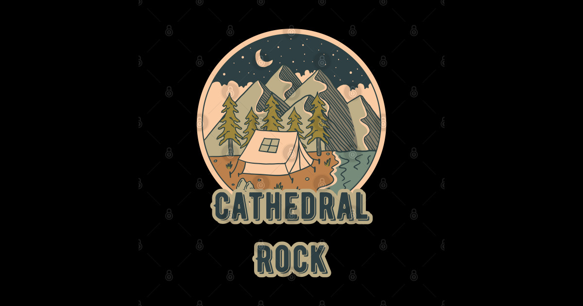 Cathedral Rock - Cathedral Rock - Sticker | TeePublic
